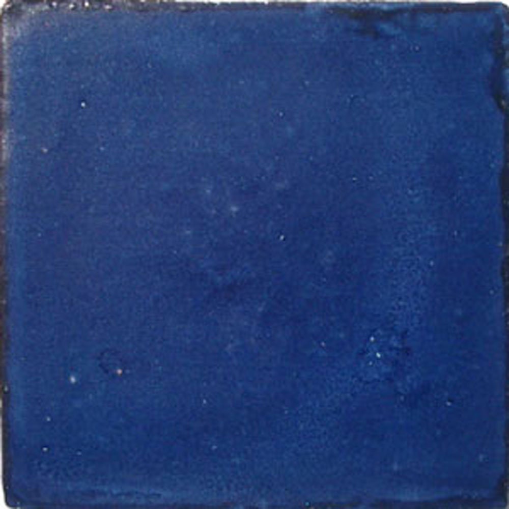 S005 Mexican Ceramic 4x4 Inch Hand Made Tile Washed Cobalt - Etsy