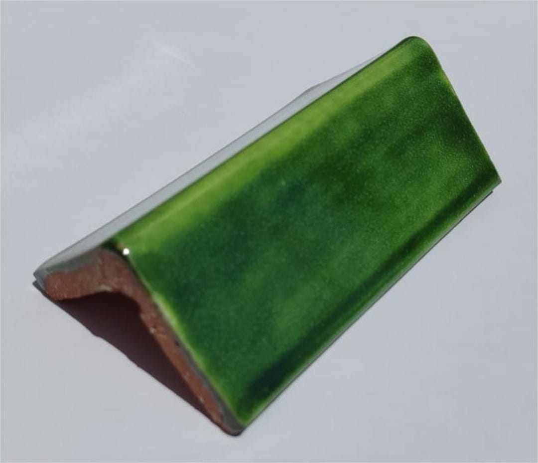 1 V Cap Tile 2x2x4 Inch Mexican Ceramic Hand Made Tiles #S001 - Etsy