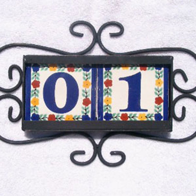 Mexican Tile Numbers - Etsy