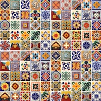 Vintage Farmhouse Zellige Mosaic Rustic Ceramic Mexican Style Kitchen ...