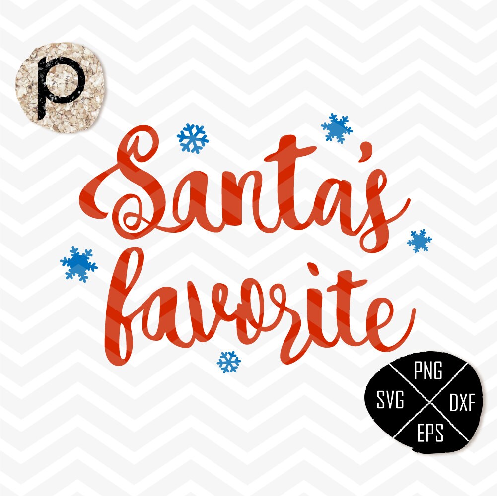 Santa's Favorite SVG Files Sayingschristmas SVG Cutting - Etsy Australia