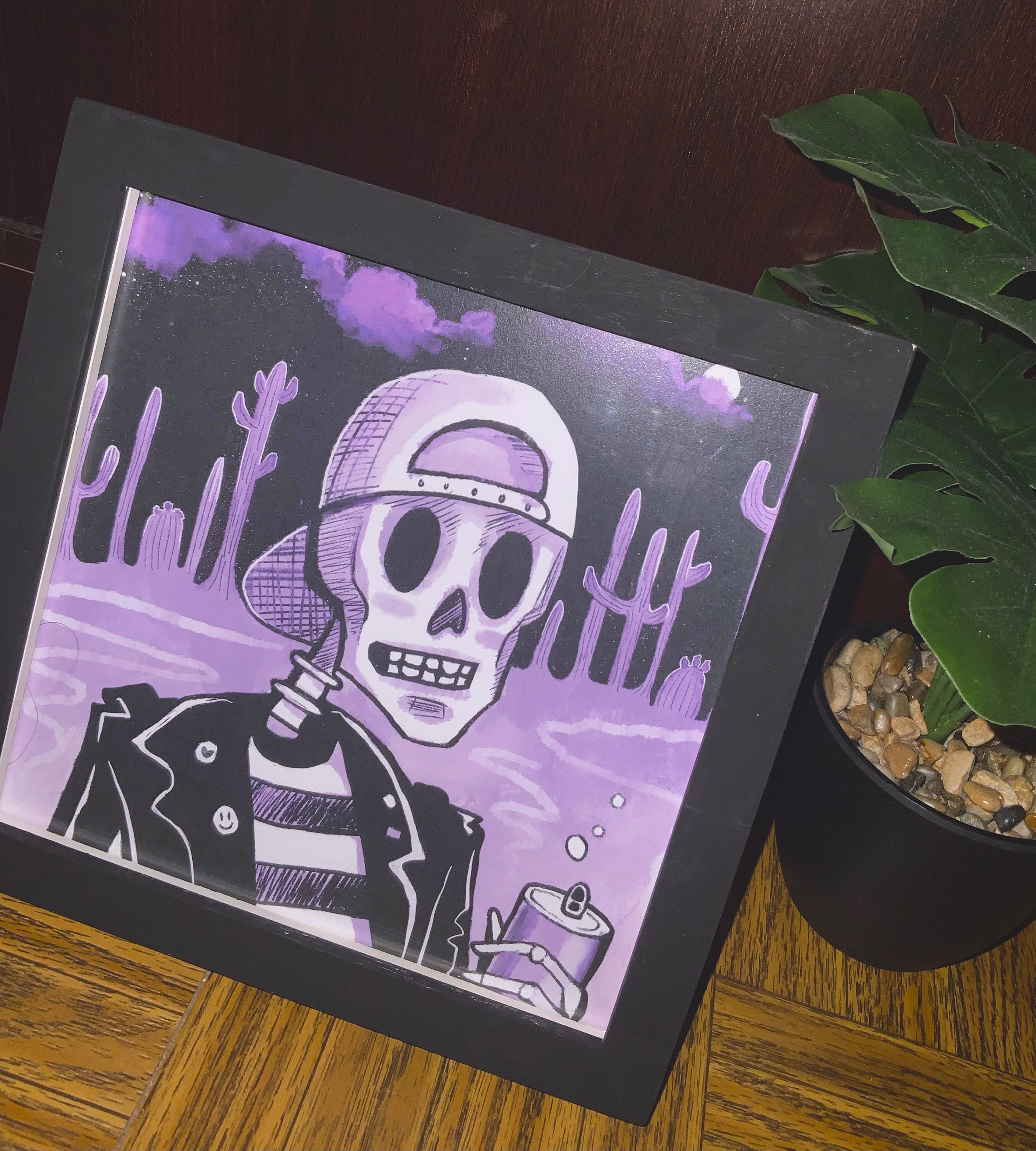 Soda Skeleton - Art Print - Etsy