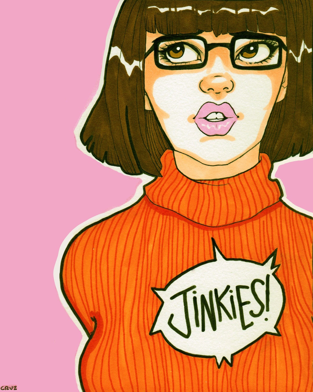 Velma - Art Print - Etsy