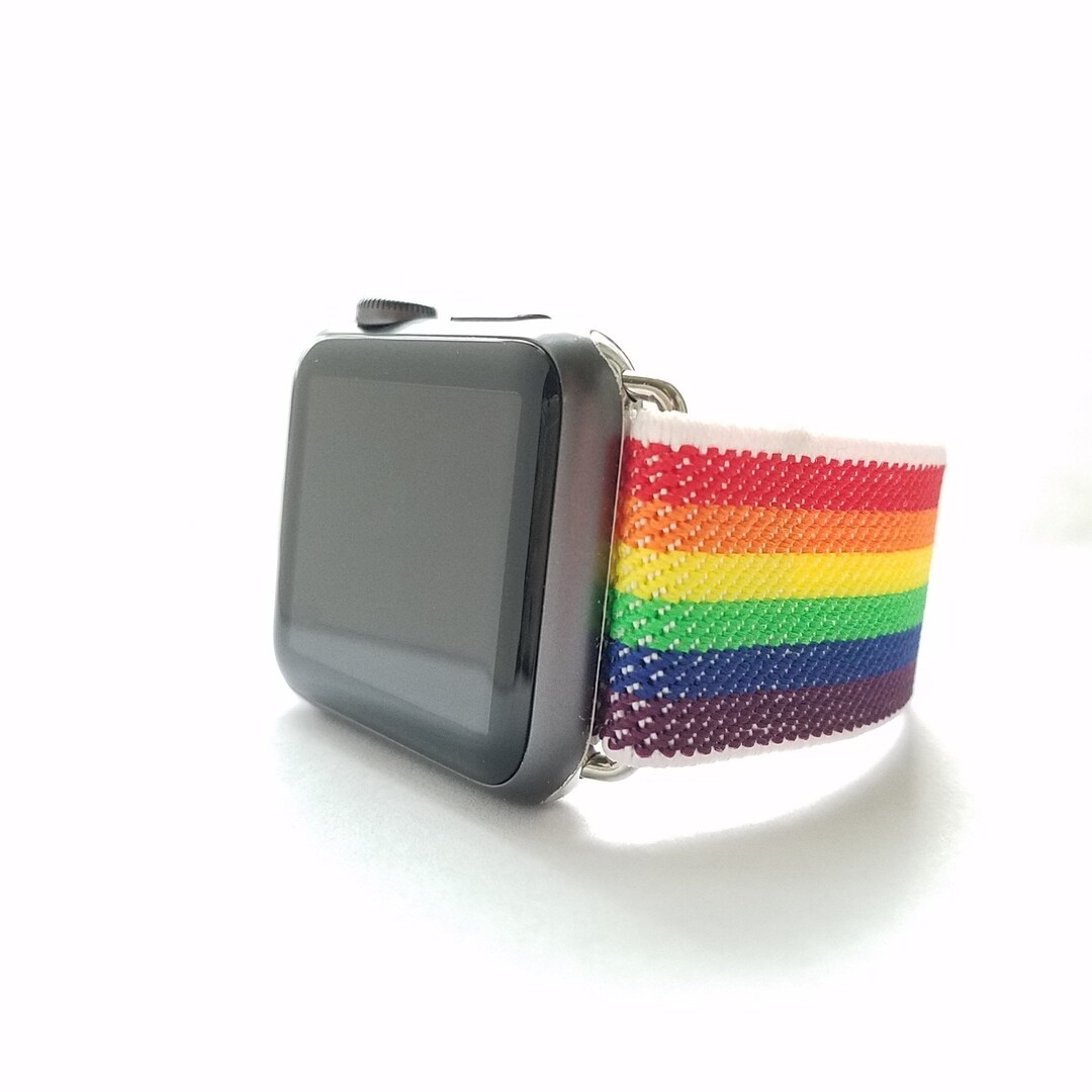 Rainbow Watch Band Apple Watch Band Iwatch Band Pride - Etsy