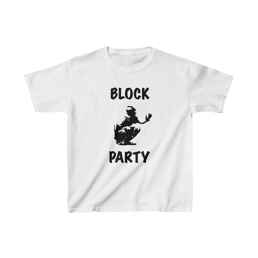 Youth Catcher's Tee Shirt - Block Party - Etsy