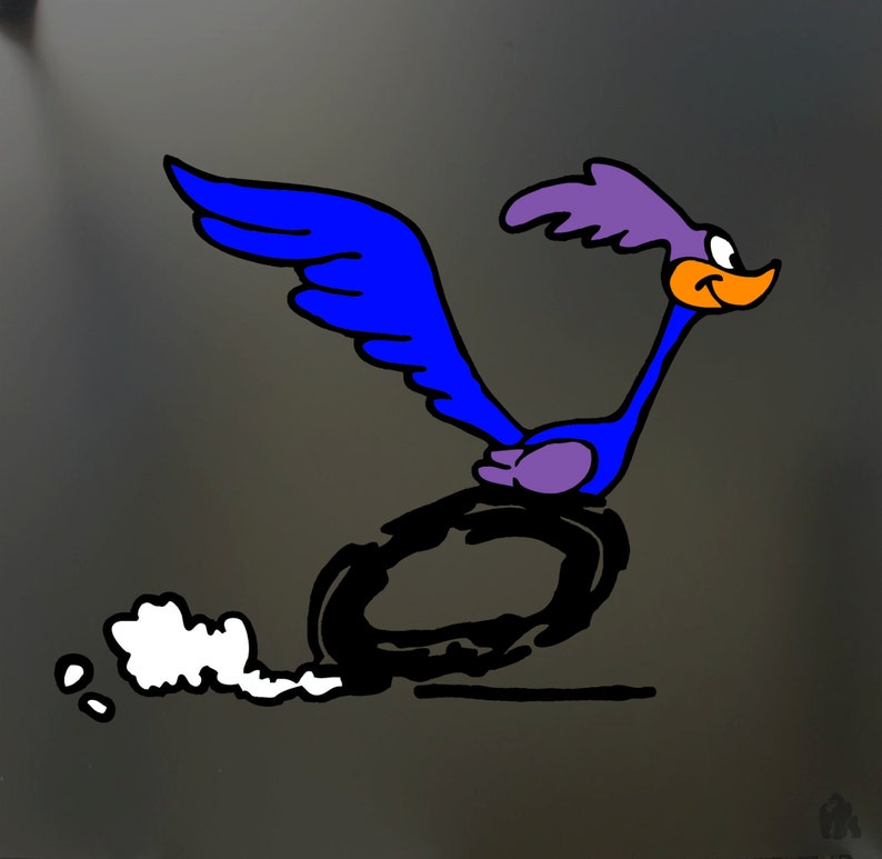 Road runner mopar sticker Funny JDM race car truck window | Etsy