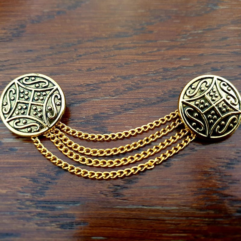 Gold Celtic Button - Etsy UK