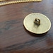 Celtic Cloak Clasp, Gold Coloured, 20mm Metal Shank, Button and 150mm ...