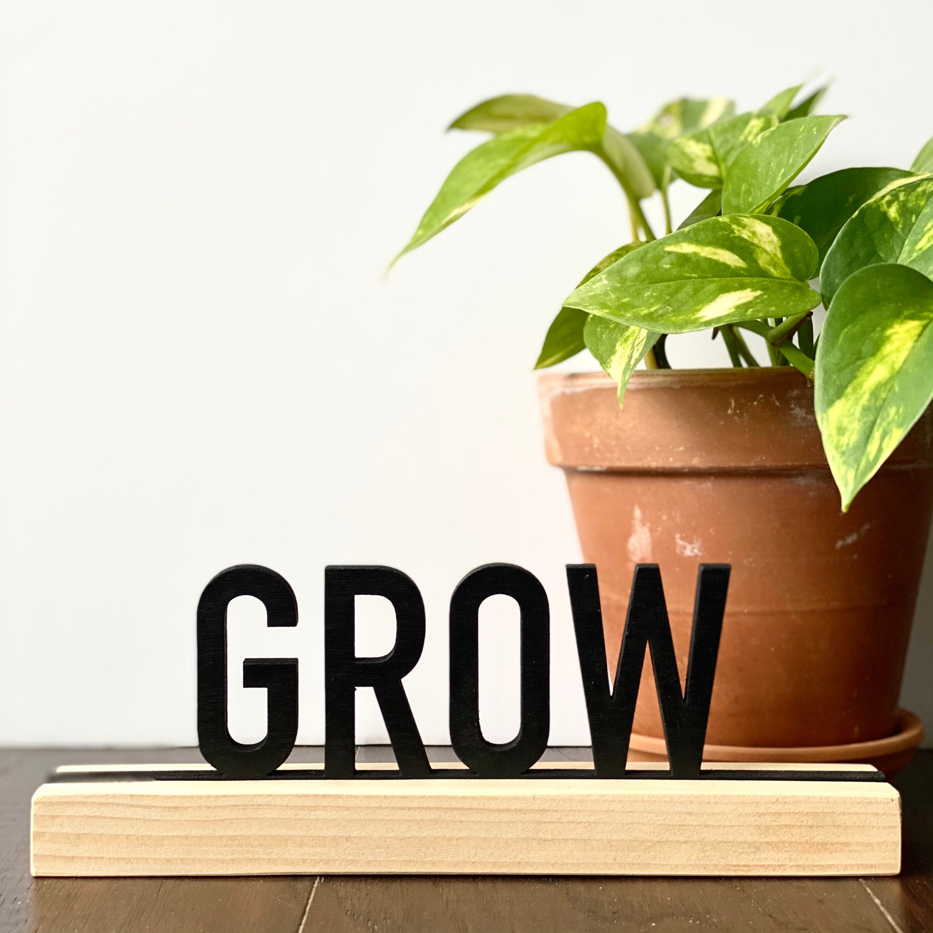 Custom Tabletop or Desktop Sign Modern Typography Sign | Etsy