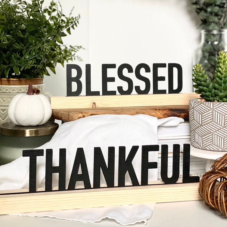 Custom Tabletop or Desktop Sign Modern Typography Sign | Etsy