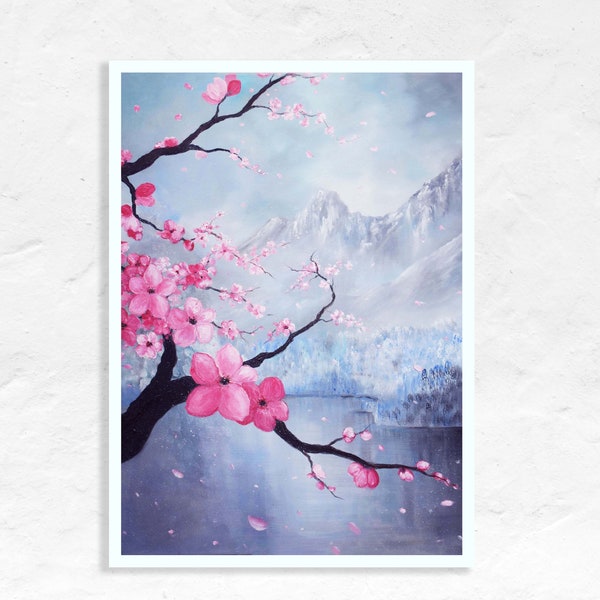 Cherry Blossom Print - Etsy