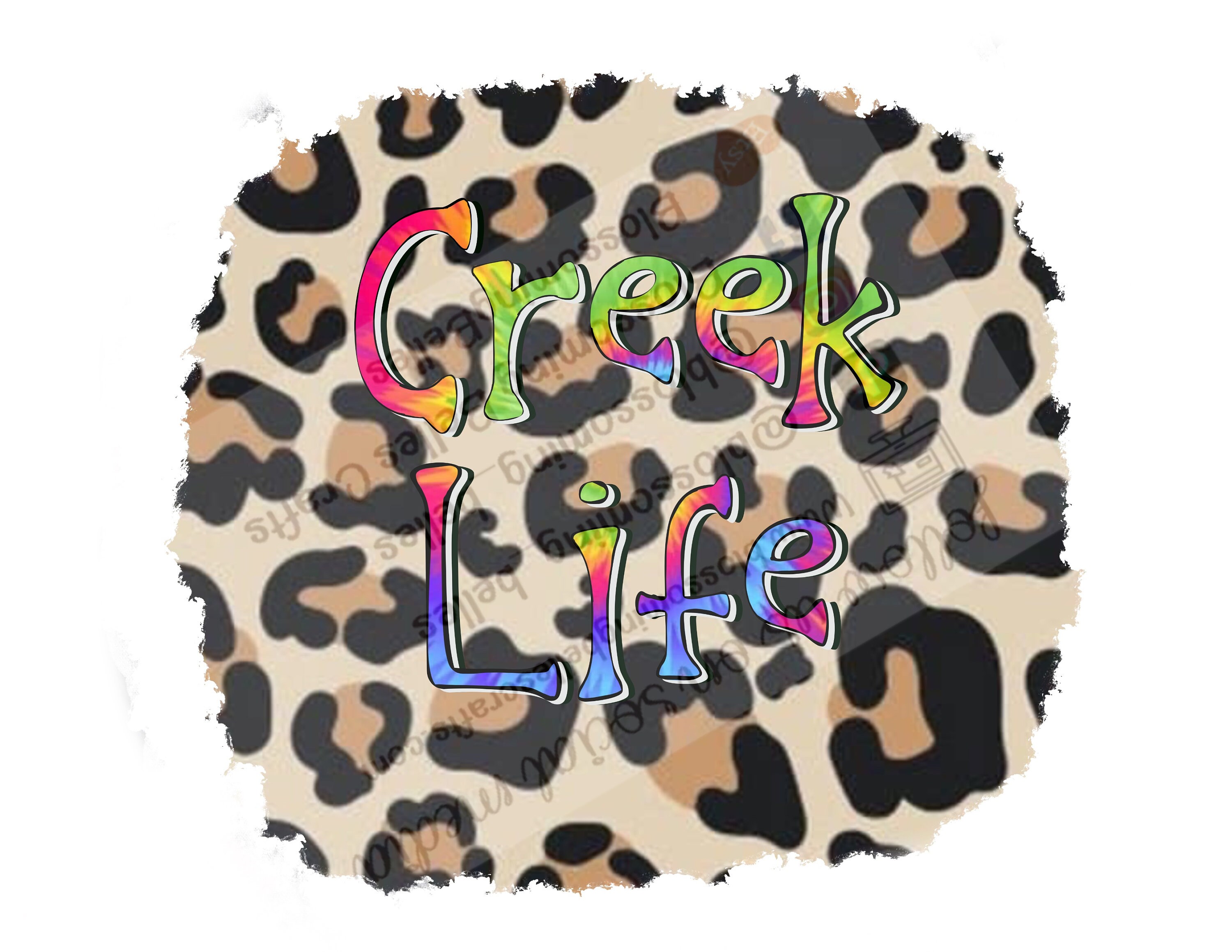 Creek life Png file sublimation transfer download only | Etsy
