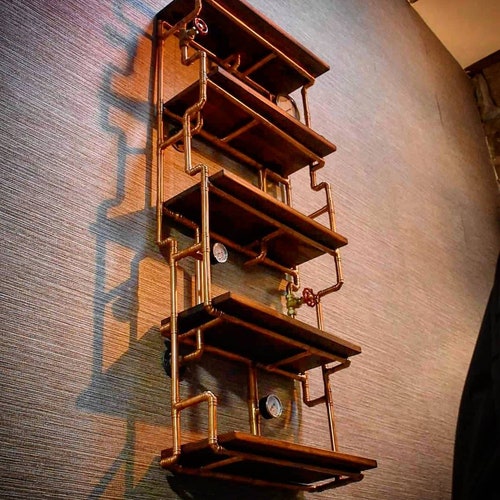 Steampunk Shelves Industrial Retro - Etsy