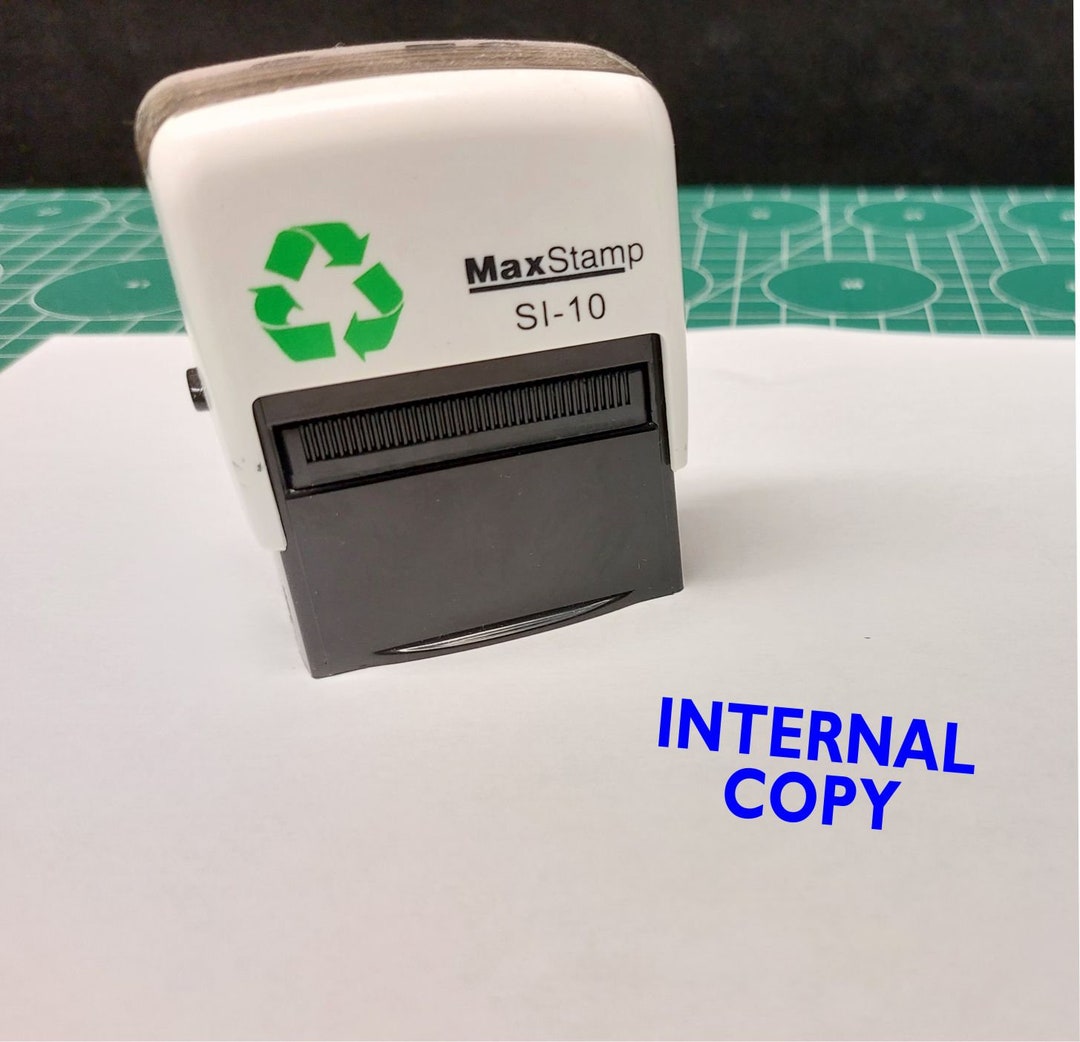 Internal Copy Stamp - Self Inking Maxstamp 1 - Available in 5 Colours - Etsy
