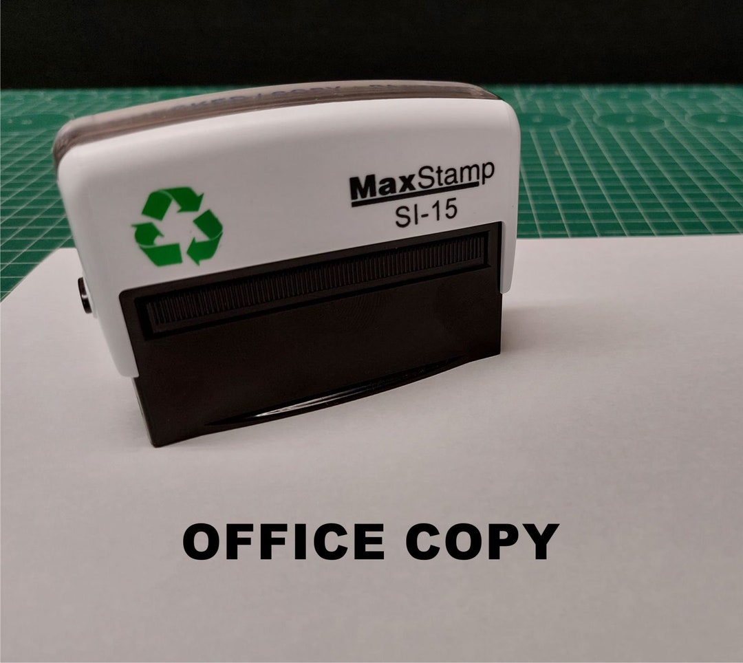Office Copy Stamp Self Inking Maxstamp 1.5 Available in 5 Colours - Etsy UK
