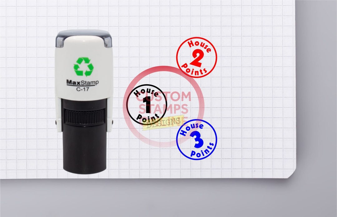 House Point Stamp. Self Inking Teacher Stamp for Schools. - Etsy