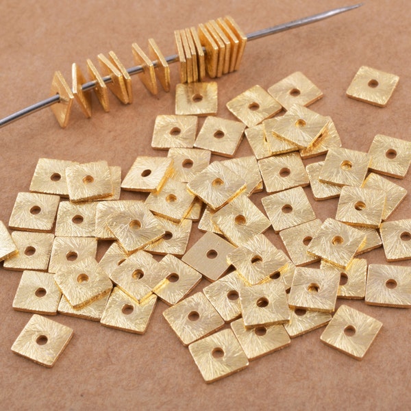 Square Spacer Beads - Etsy