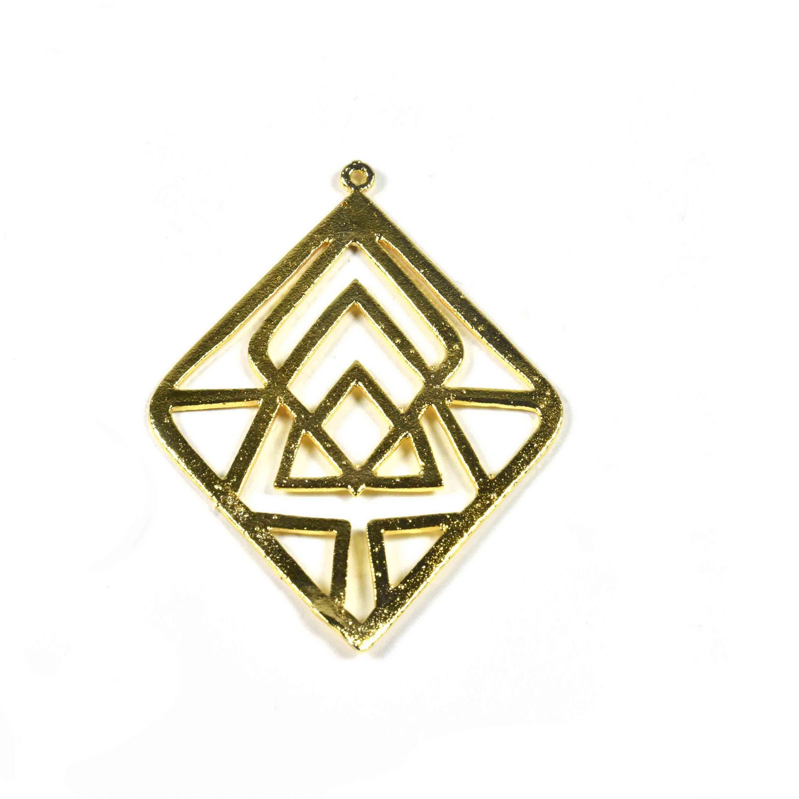 5 Pcs Gold Kite Charm Pendant: 24k Plated Brass, 43mm - Etsy