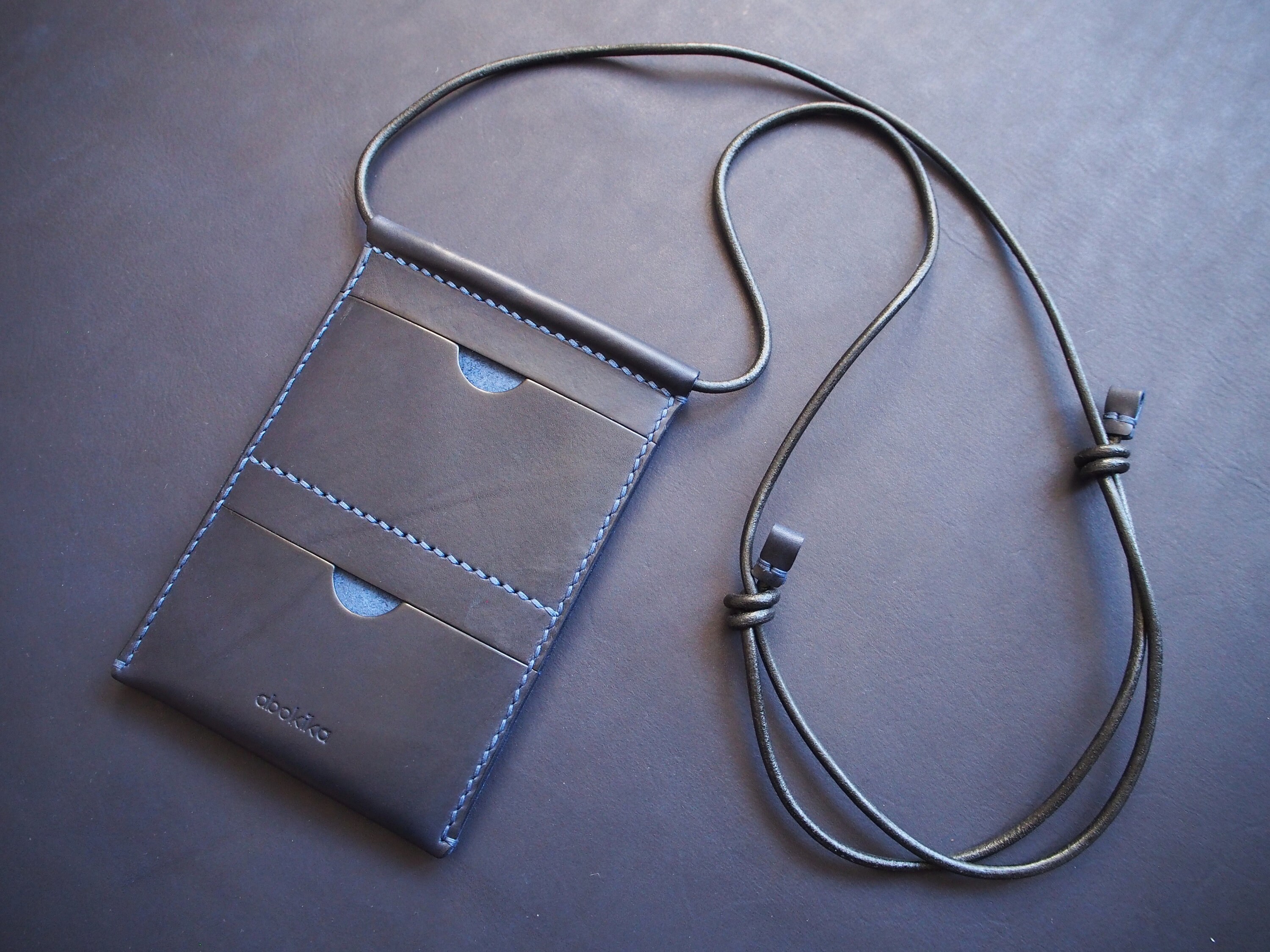Indigo Blue Phone Sling Bag Leather Phone Crossbody Bag - Etsy UK