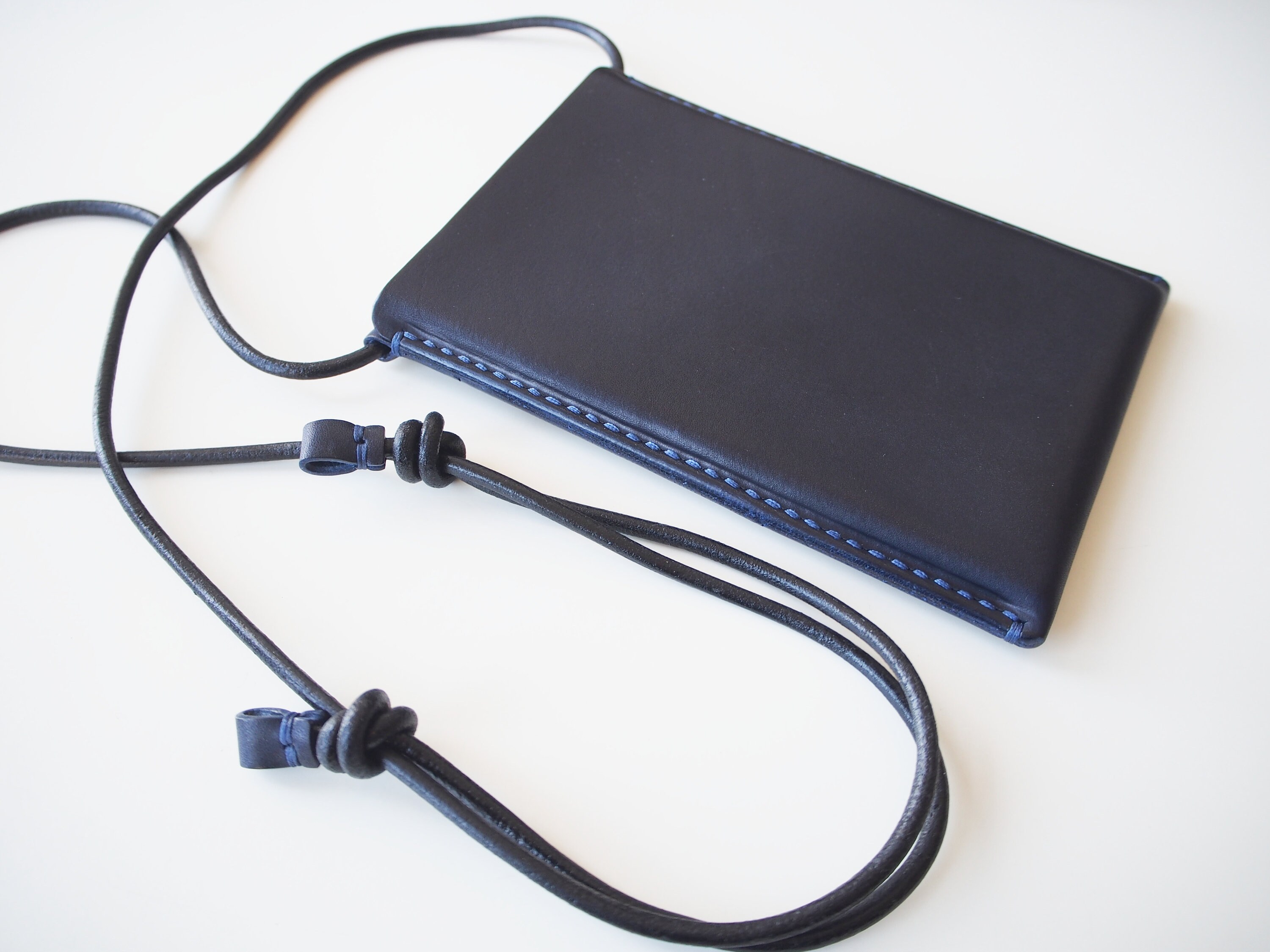 Indigo Blue Phone Sling Bag Leather Phone Crossbody Bag - Etsy UK