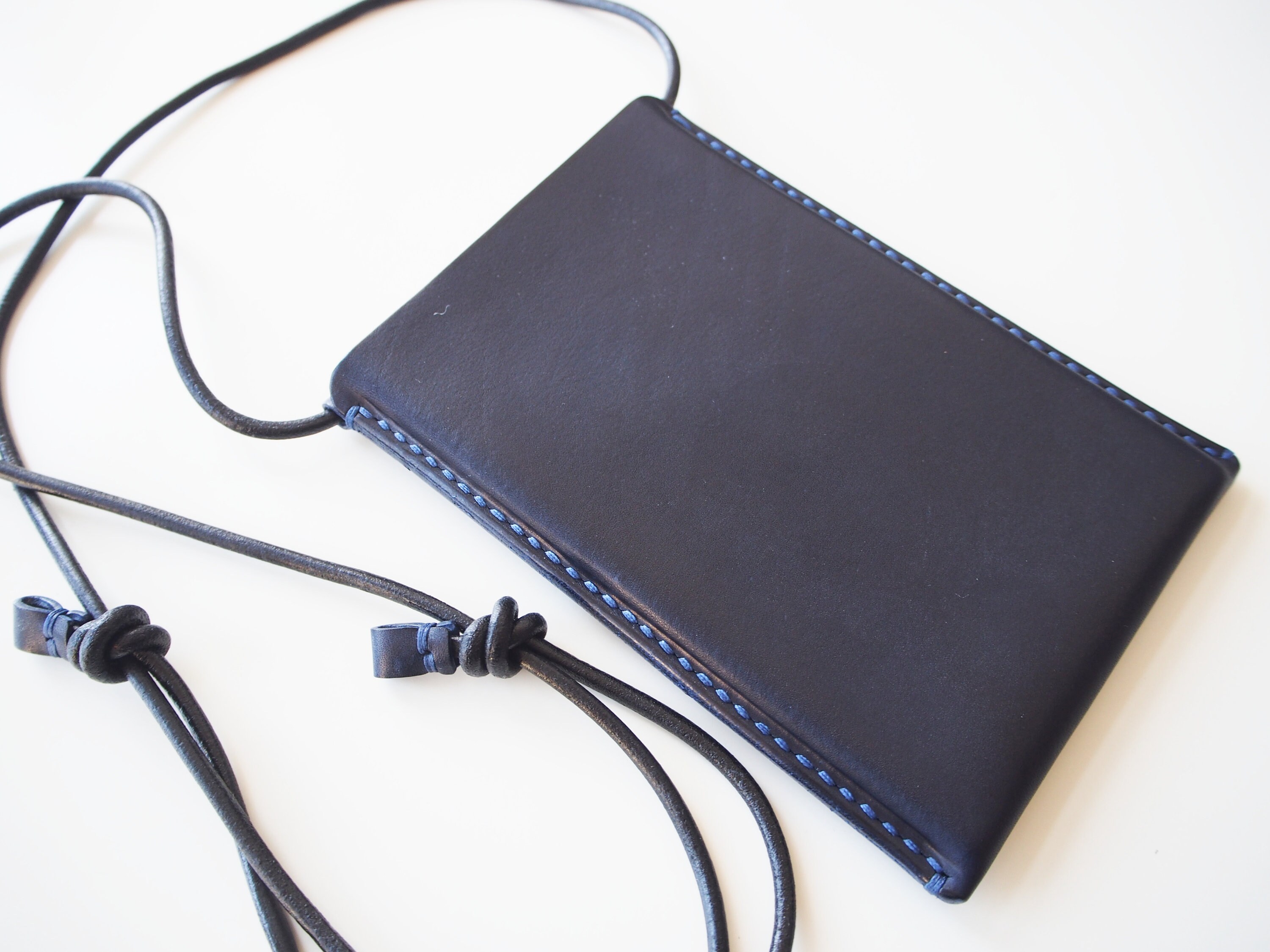 Indigo Blue Phone Sling Bag Leather Phone Crossbody Bag - Etsy UK