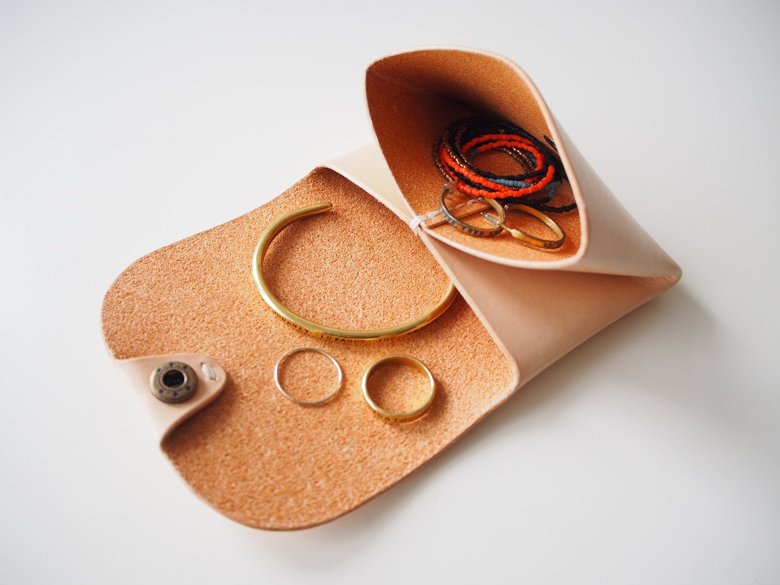 Leather Origami Wallet Minimal Wallet Leather Coin Purse - Etsy