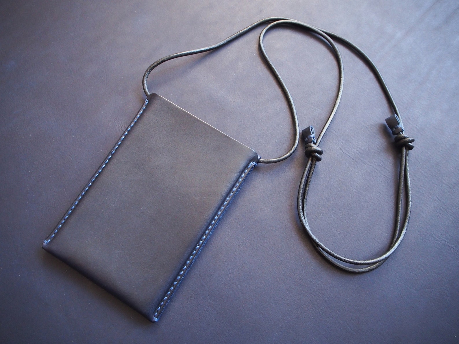 Indigo Blue Phone Sling Bag Leather Phone Crossbody Bag - Etsy UK