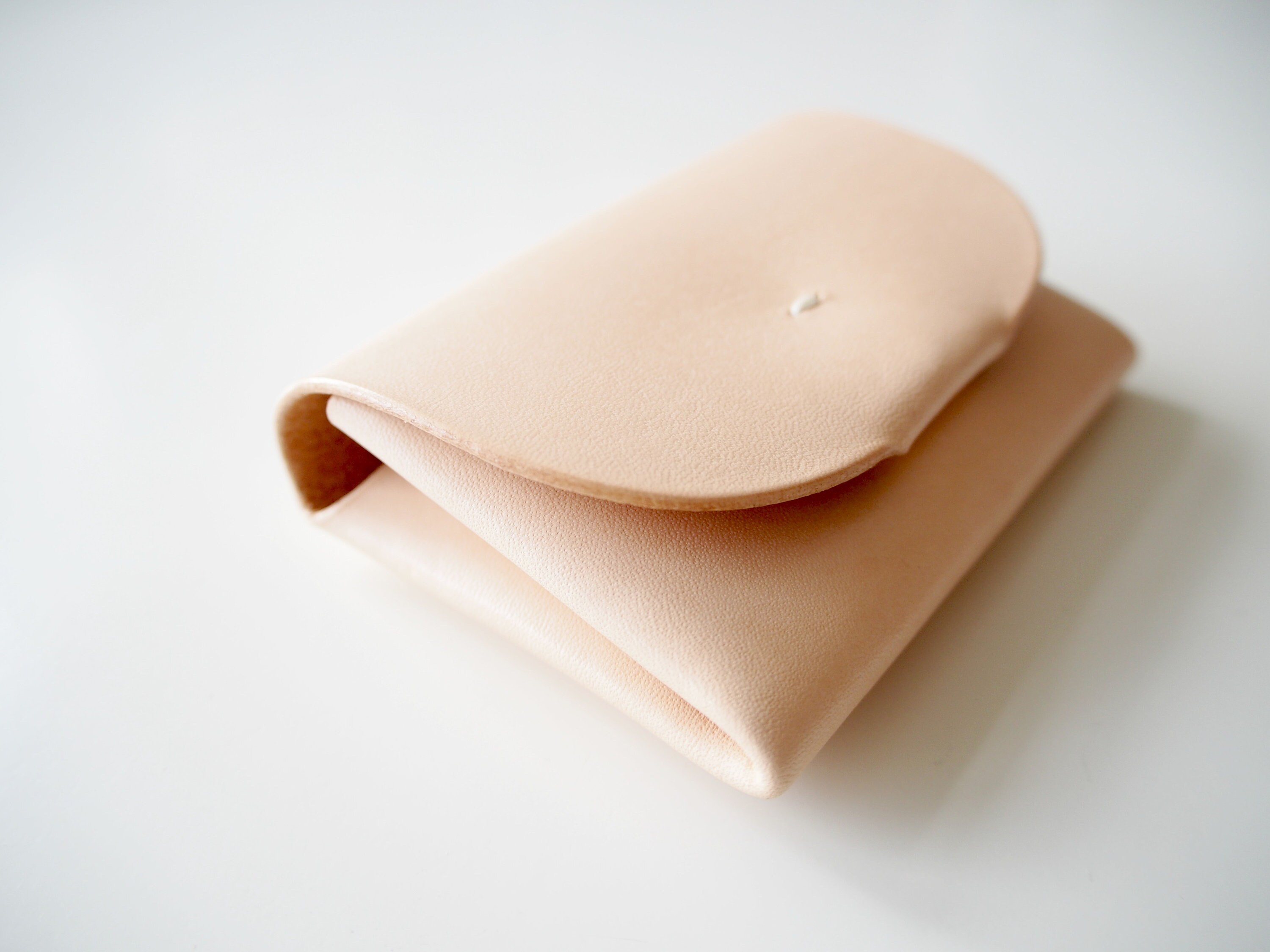 Leather Origami Wallet Minimal Wallet Leather Coin Purse - Etsy