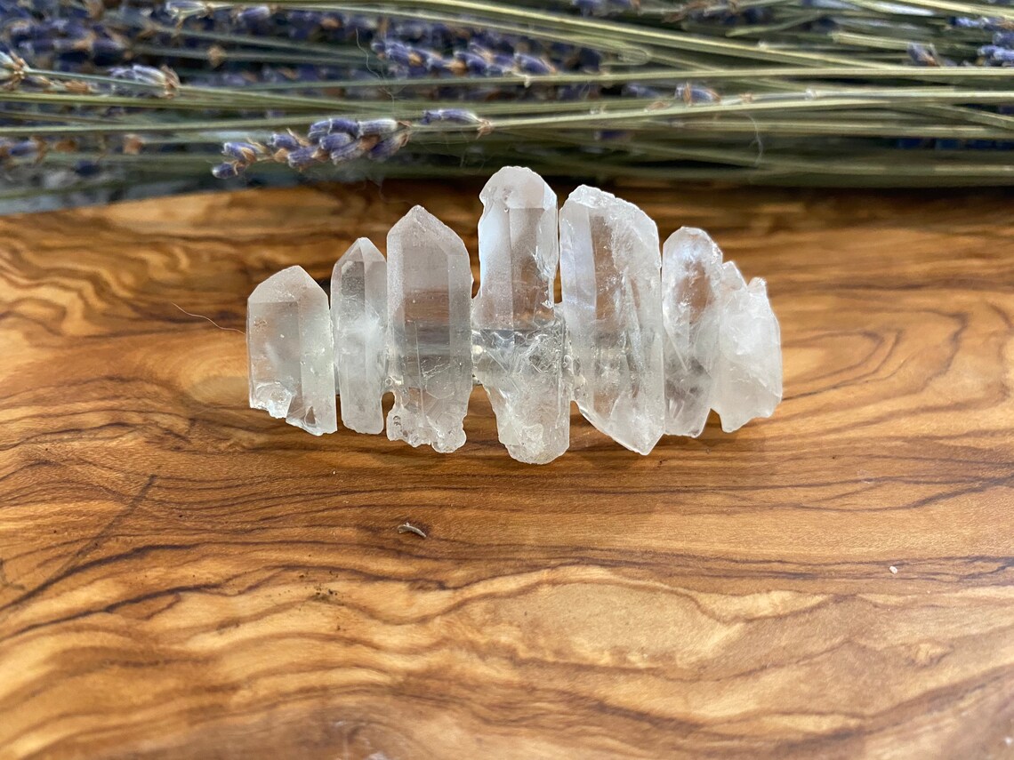 Quartz Crystal Stone Barrette - Etsy