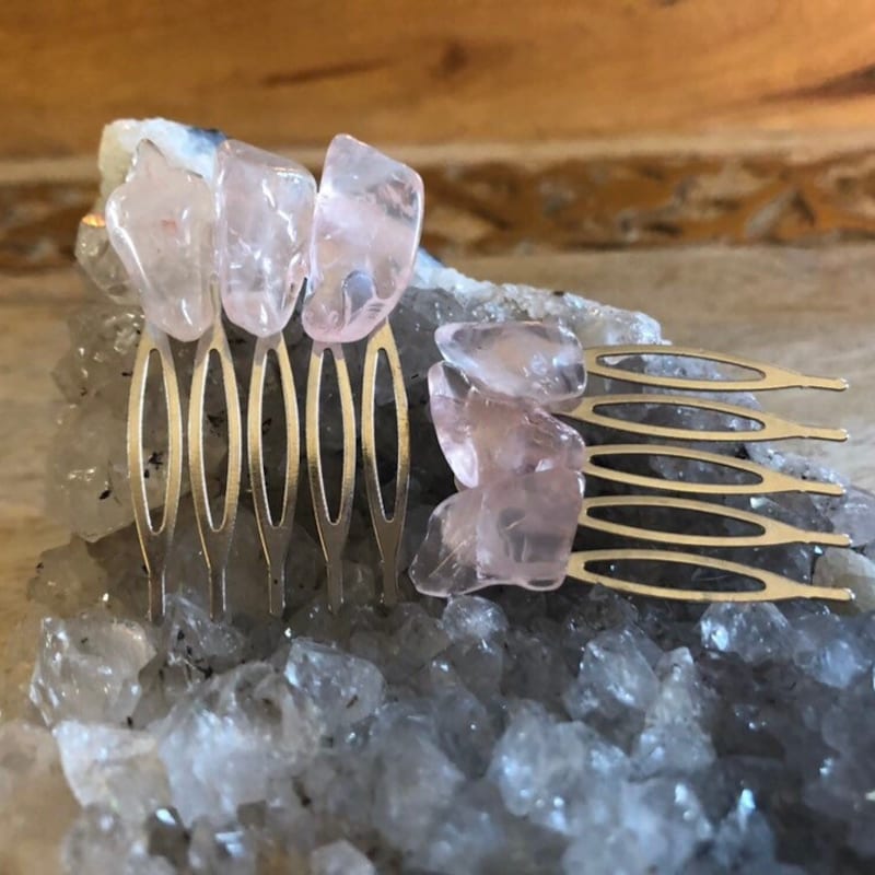 Rose Quartz Hair - Etsy
