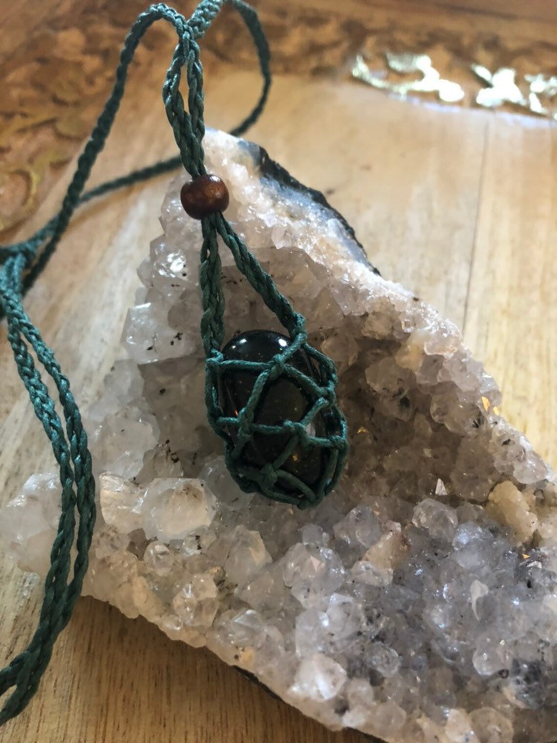 Macrame Stone Pouch - Etsy
