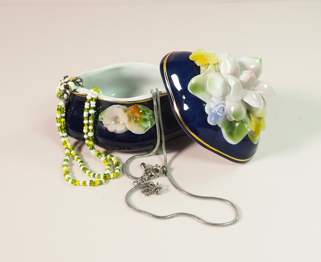 Vintage Porcelain Box. Romania.34 - Etsy