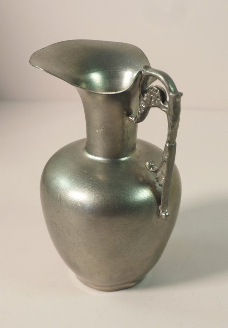 Small Vintage German Tin Jug With Original Handle. RAIN ZINN, 95 - Etsy