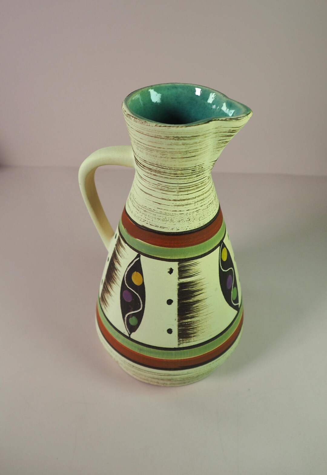 Vintage Collectible Ceramic Jug Decor Fat Lava - WGP Bay Keramik. West ...