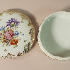 Limoges Vintage Hand Painted Porcelain Box. France. - Etsy