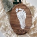 Custom Baby's First Christmas Footprints Bauble - Etsy