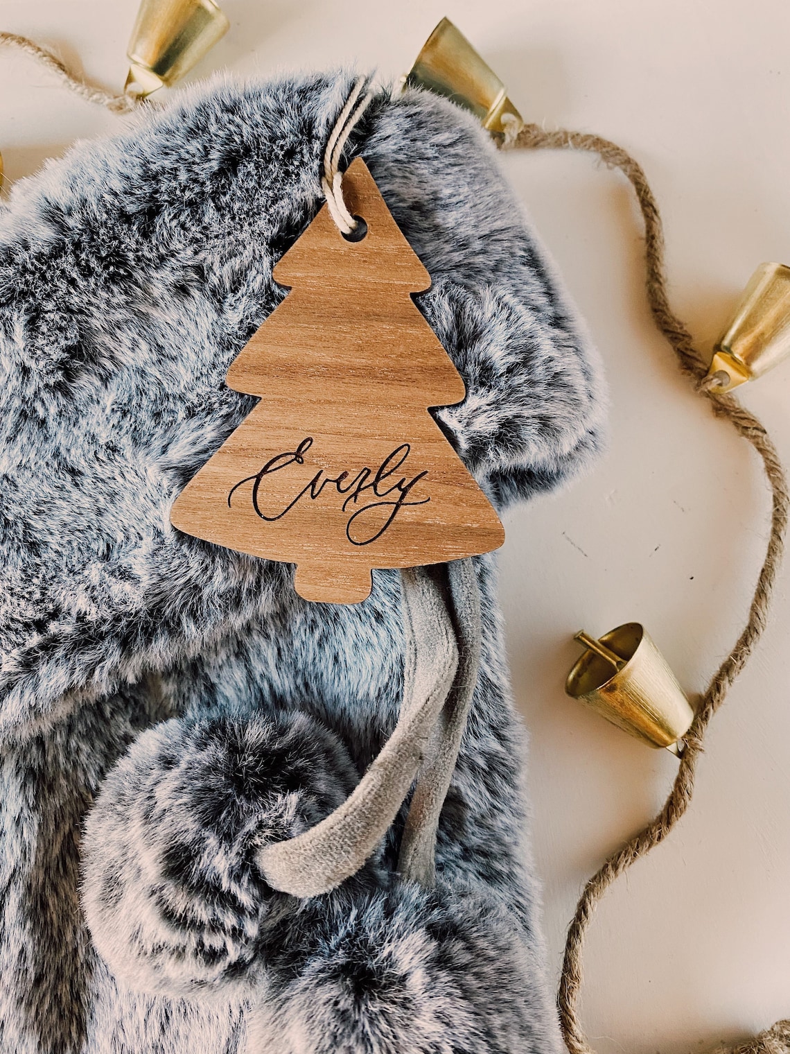 Acrylic Name Stocking Tags Calligraphy Stocking Tags - Etsy