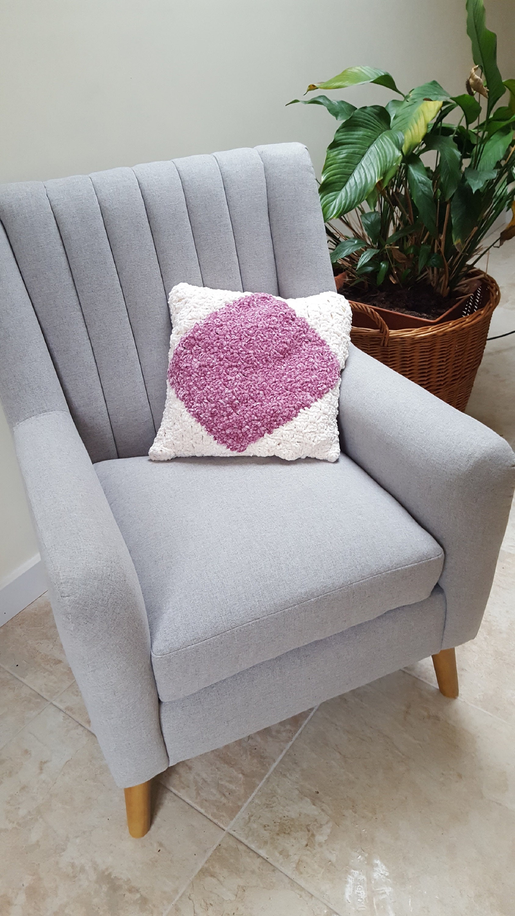 Crochet Pattern for Soft Luxury Chunky Velvet Cushion - Instant ...