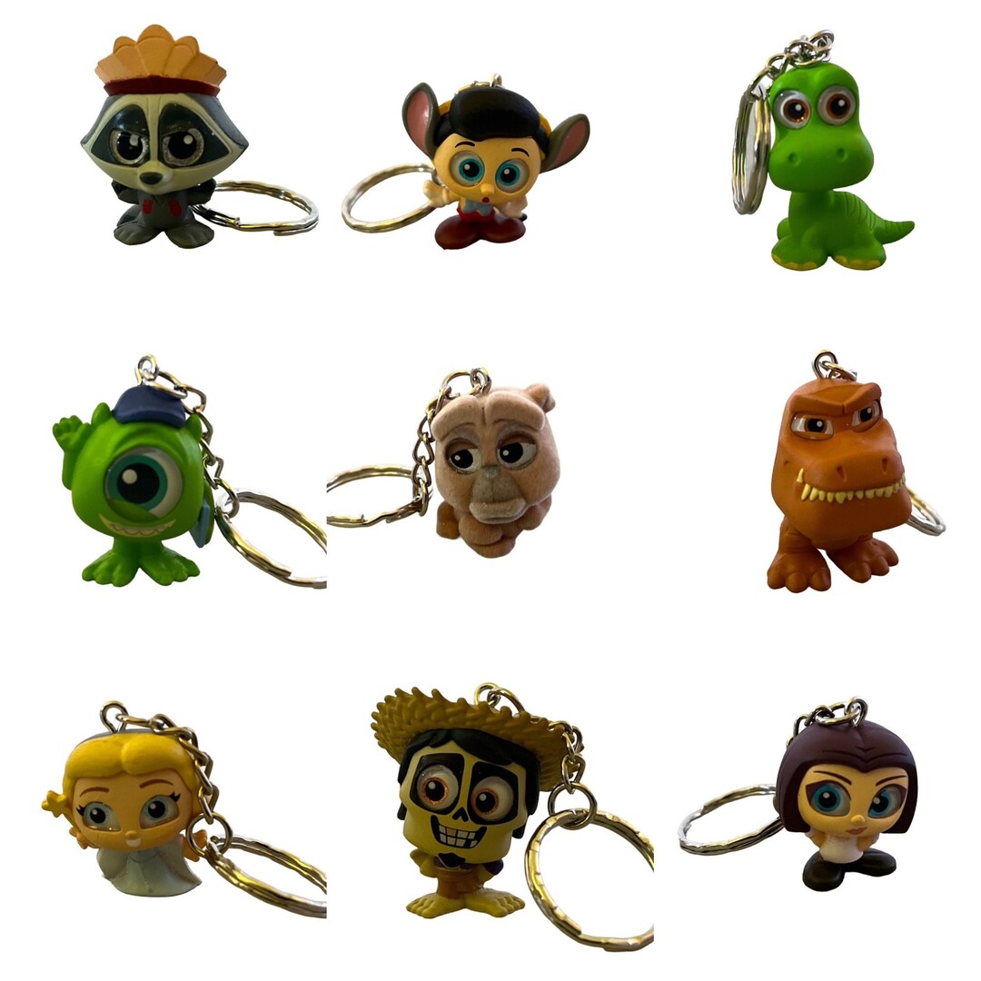 Adorable Recycle Figure Toys Keychain Meeko Pinocchio Arlo Mike Francis ...