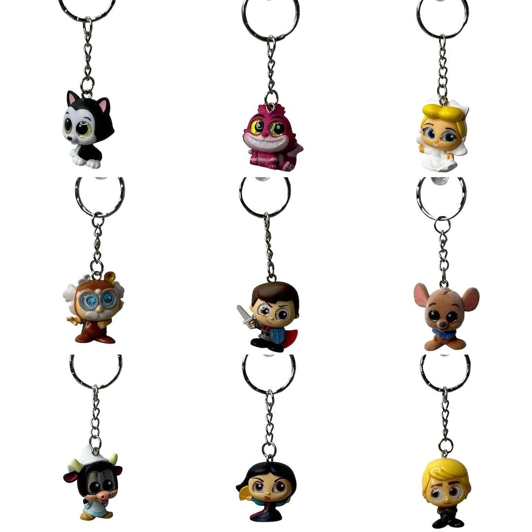 Adorable Upcycle Recycle Doorables Toy Keychain Roo Phillip Mulan ...