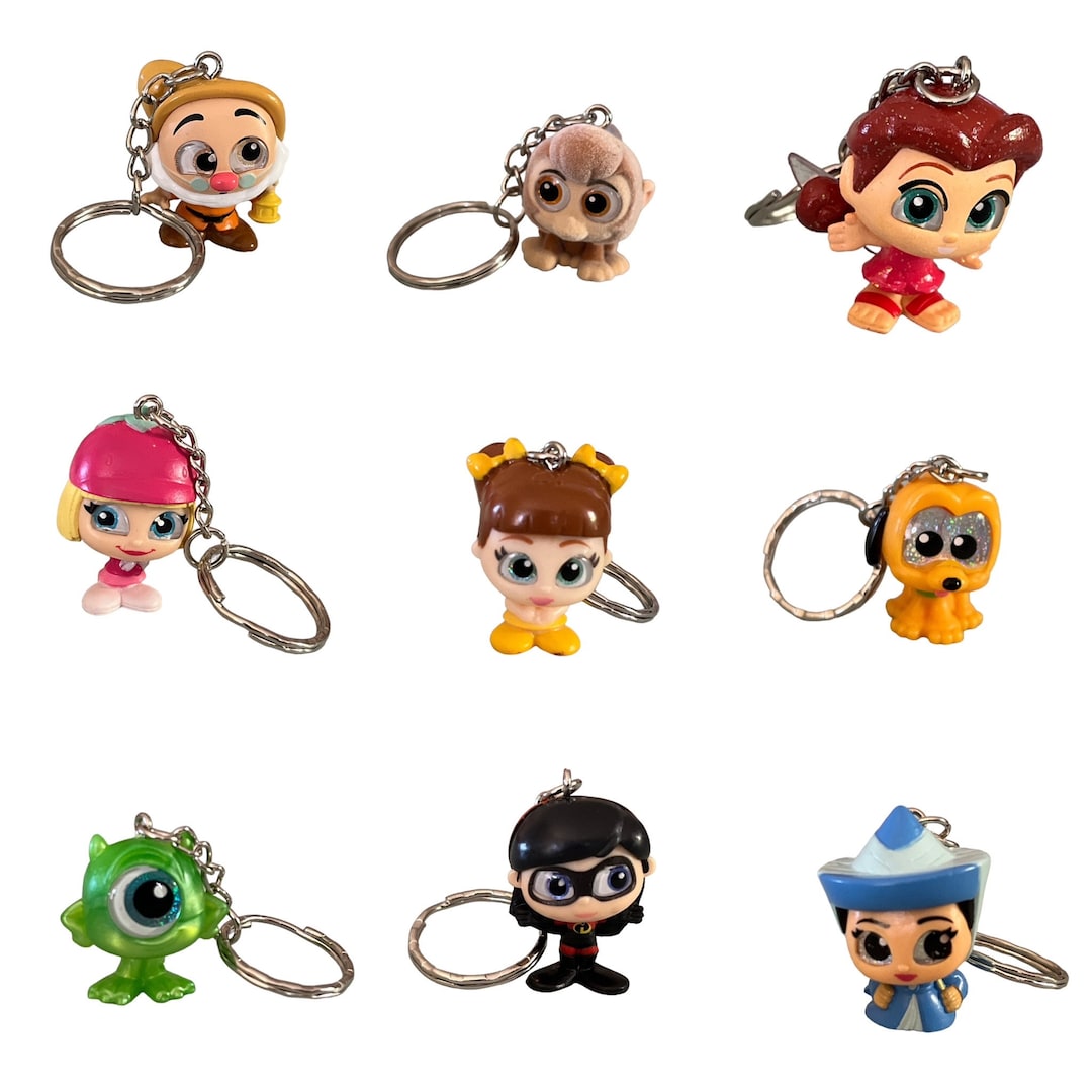 Adorable Upcycle Recycle Keychain Plastic Figures - Etsy