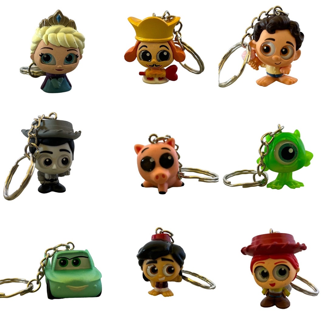 Adorable Upcycle Recycle Keychain Plastic Figures Keychains Adorable ...