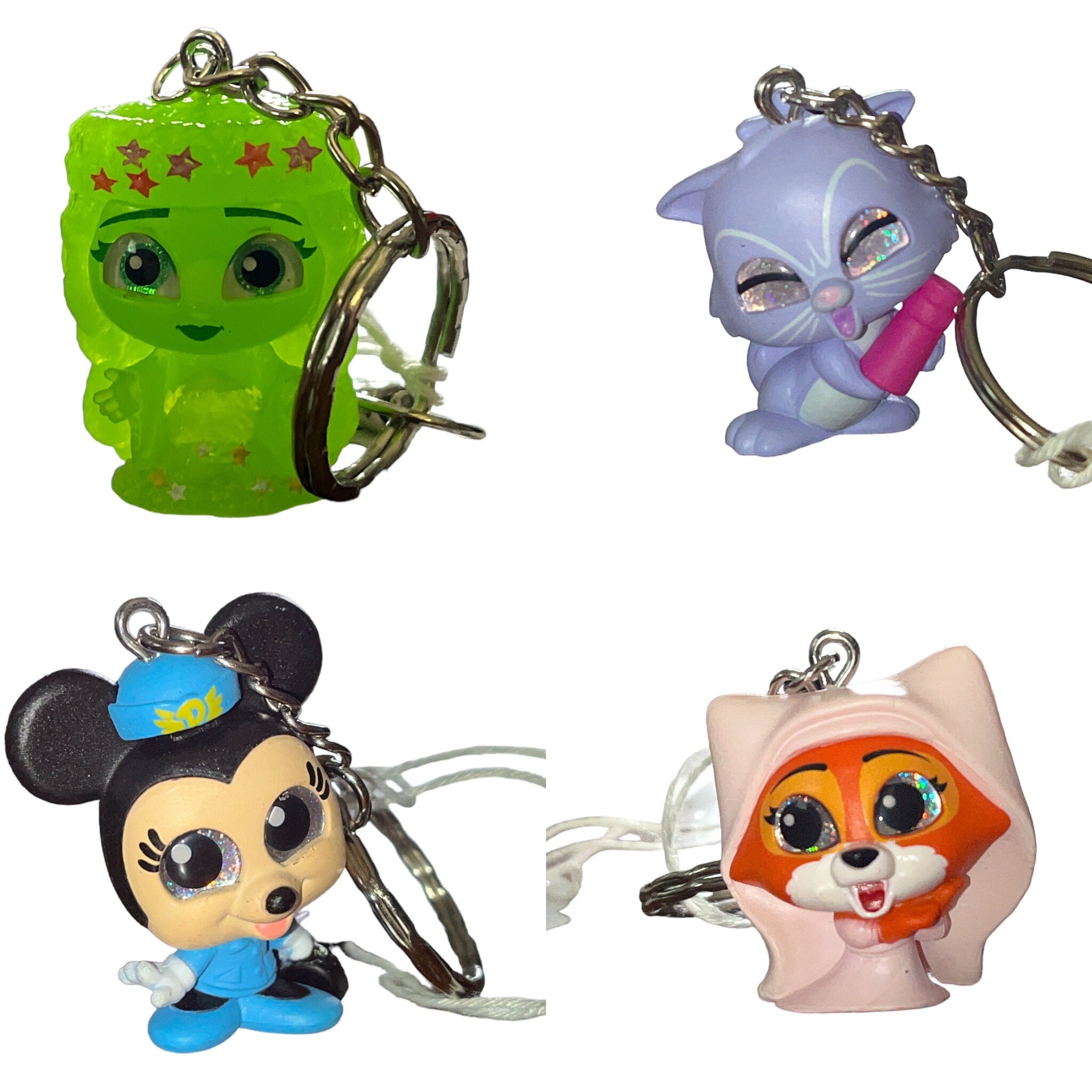 Adorable Upcycle Recycle Figure Toys Keychain Te Fiti Yzma's Cat Maid ...