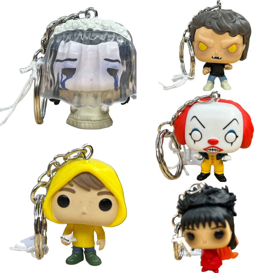 Recycled Upcycled Horror Advent Calendar Figures Keychain Scary Bride ...