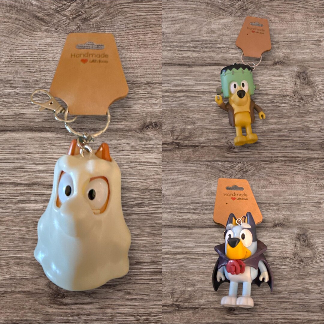Repurposed Recycle Figure Toys Keychain Halloween Dogs Toys You Pick ...