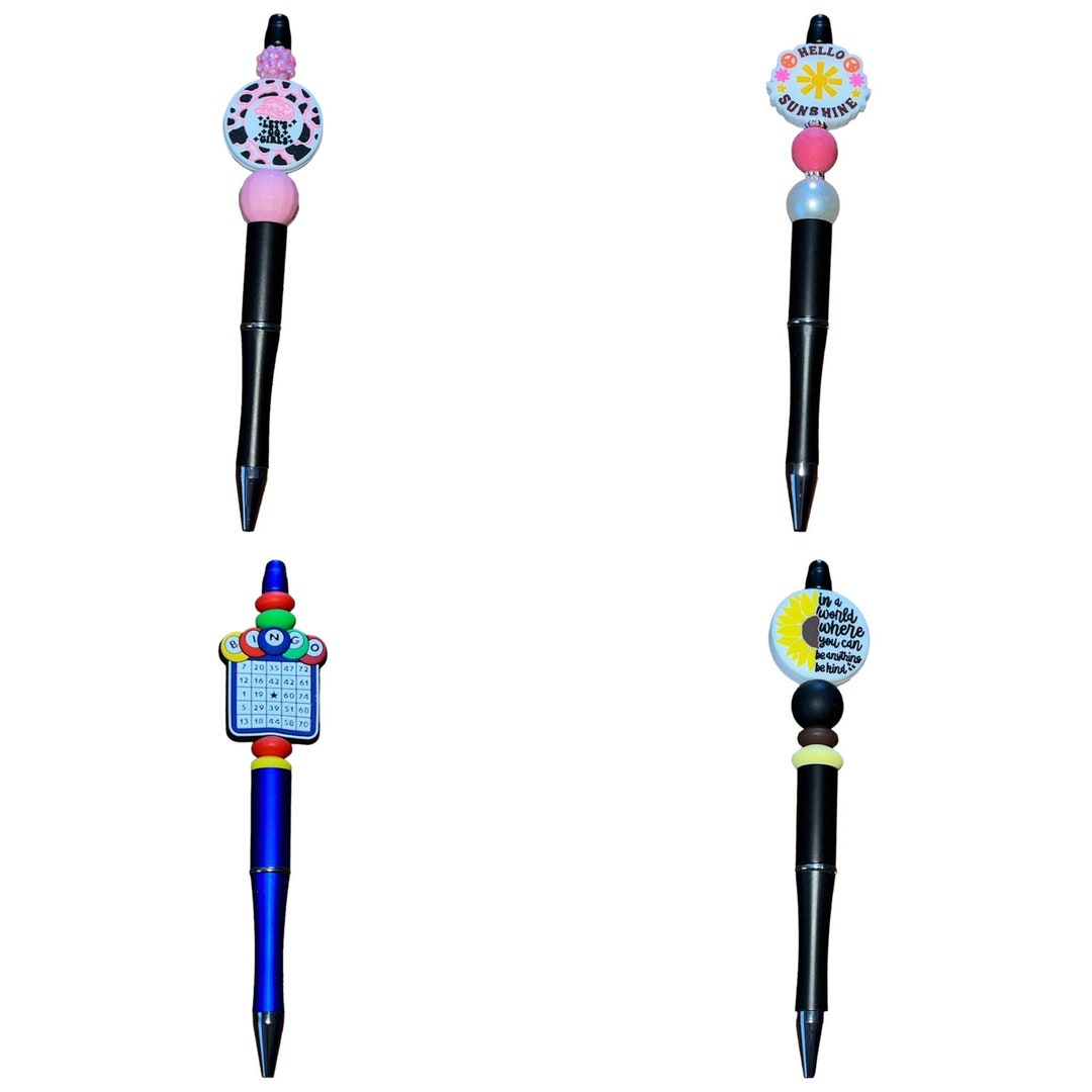 Cowboy Hat Beaded Pen Hello Sunshine Beaded Pen Bingo Beaded Pen ...