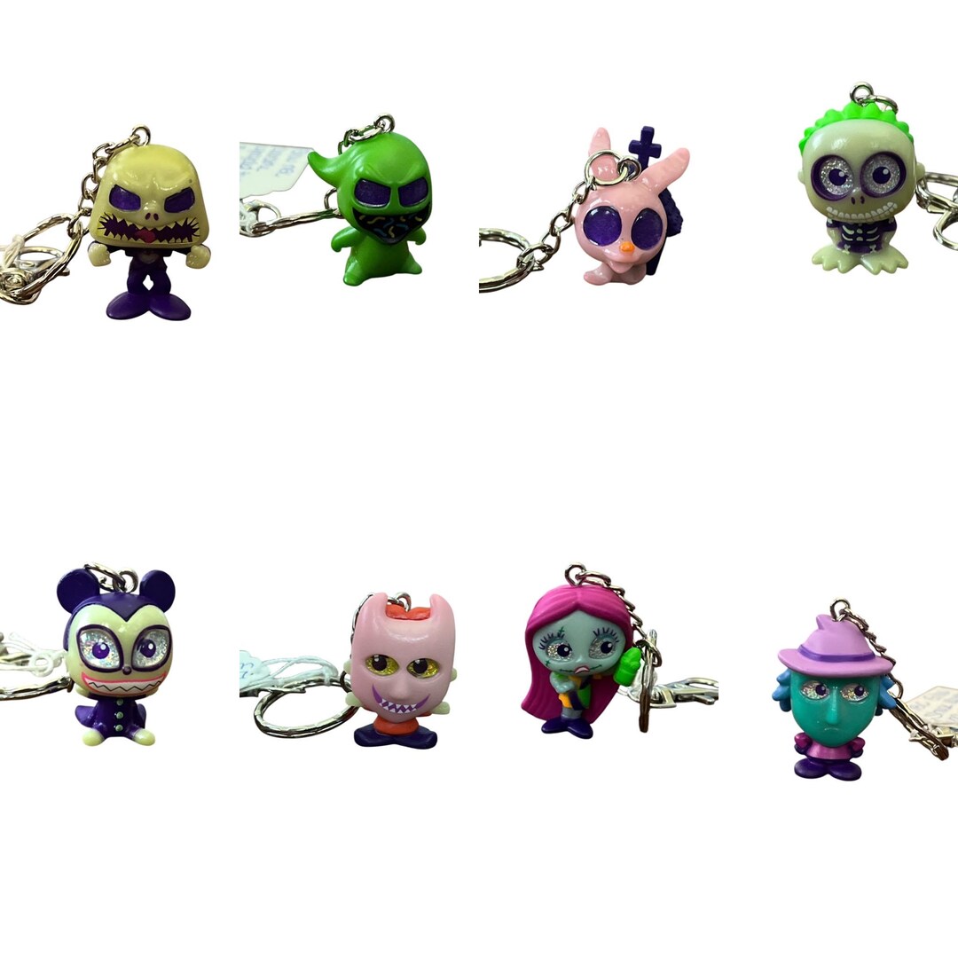 Adorable Recycle Figure Toys Mini Peek Keychain Glow Jack Oogie Zero ...