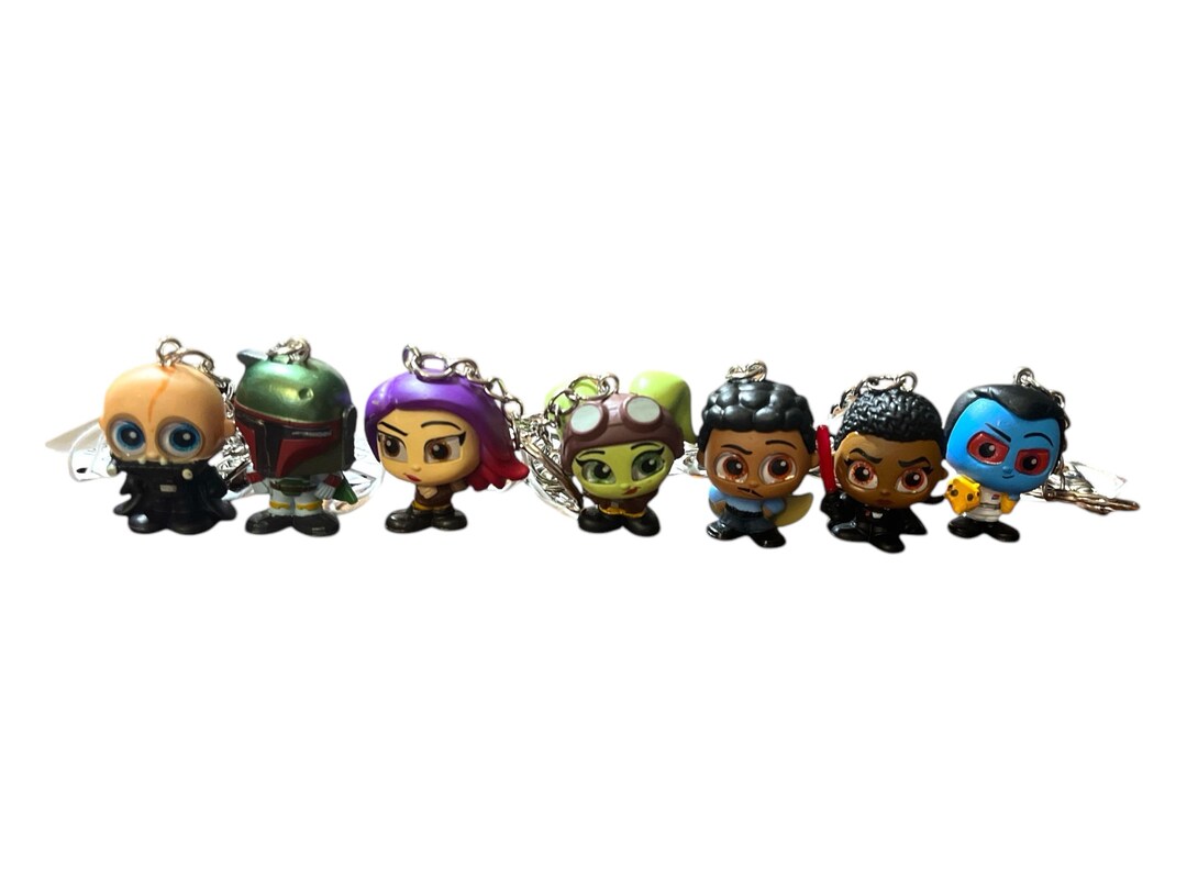 Adorable Upcycled Recycle Figure Toys Keychain Good Vs Evil Your Choice ...