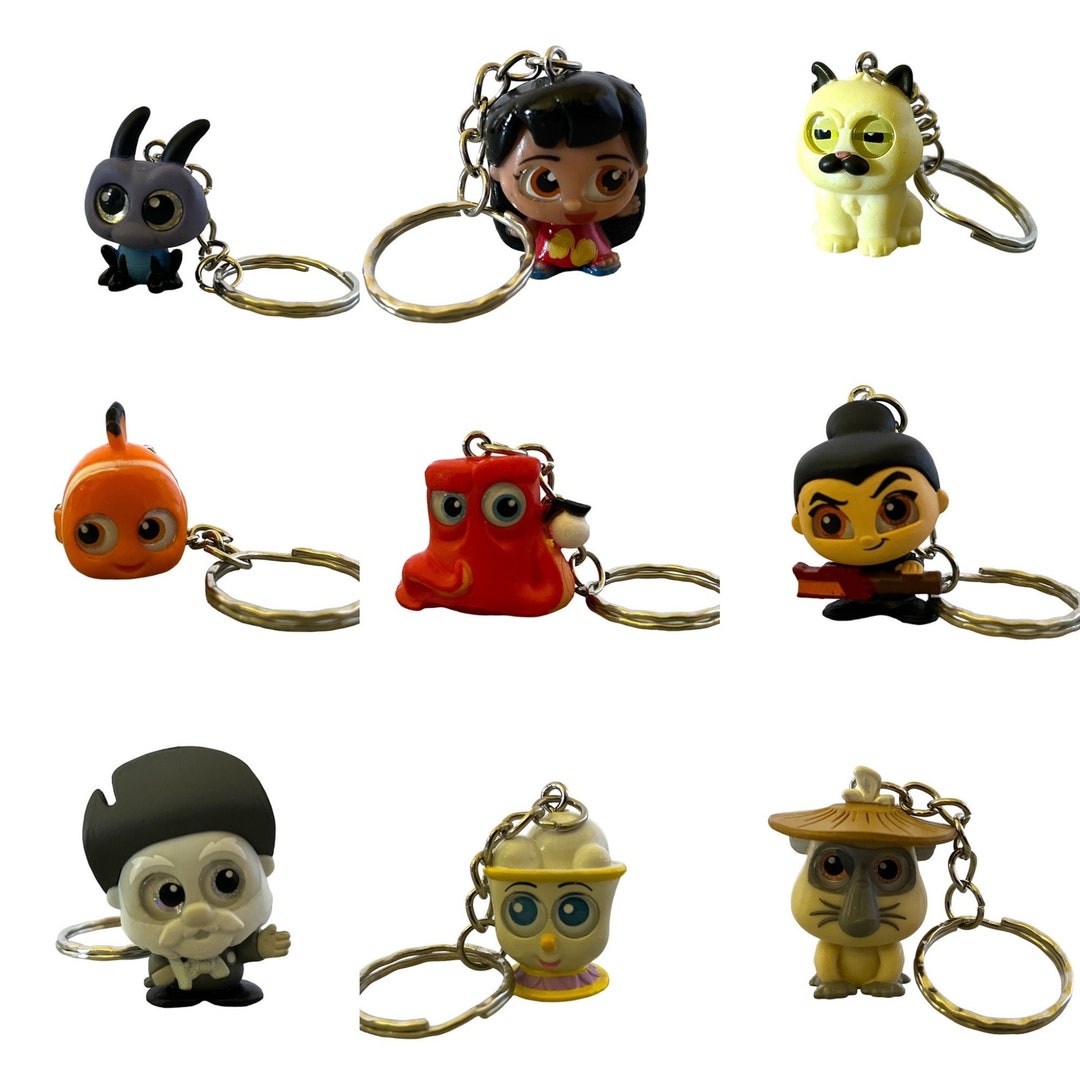 Adorable Upcycle Recycle Keychain Plastic Figures Keychains Recycle ...