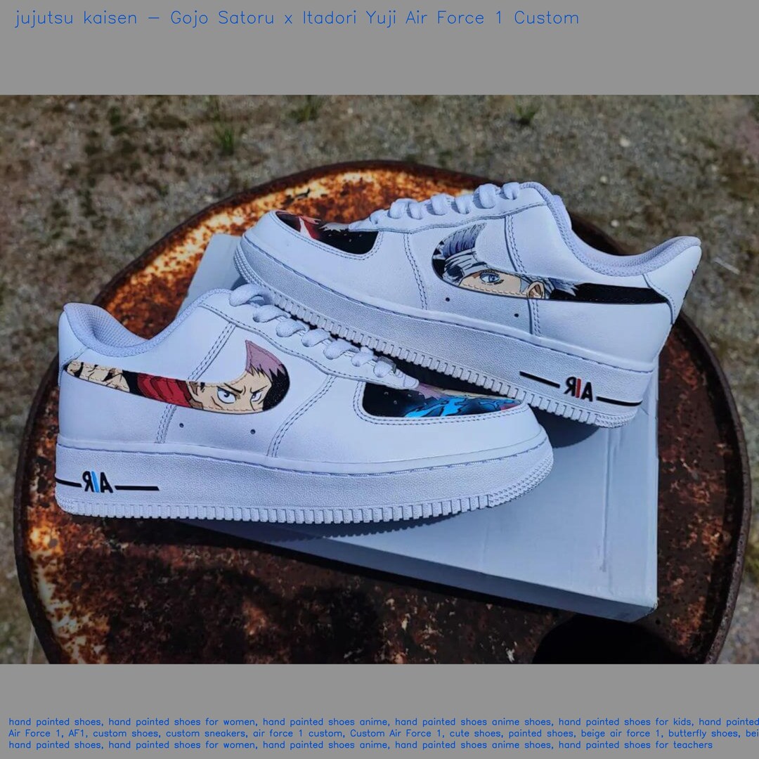 Jujutsu Kaisen Gojo Satoru X Itadori Yuji Air Force 1 Custom Custom Air ...
